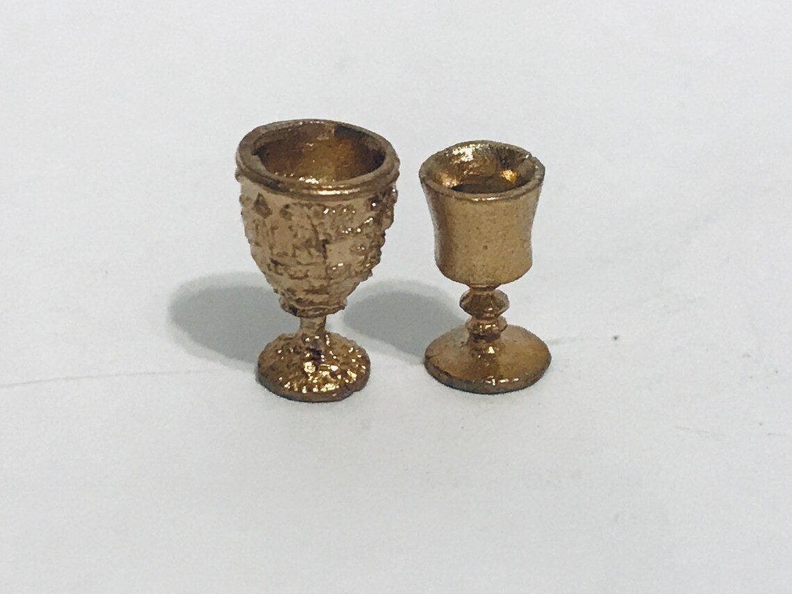 Dollhouse Miniature 1” Scale Goblets - Etsy