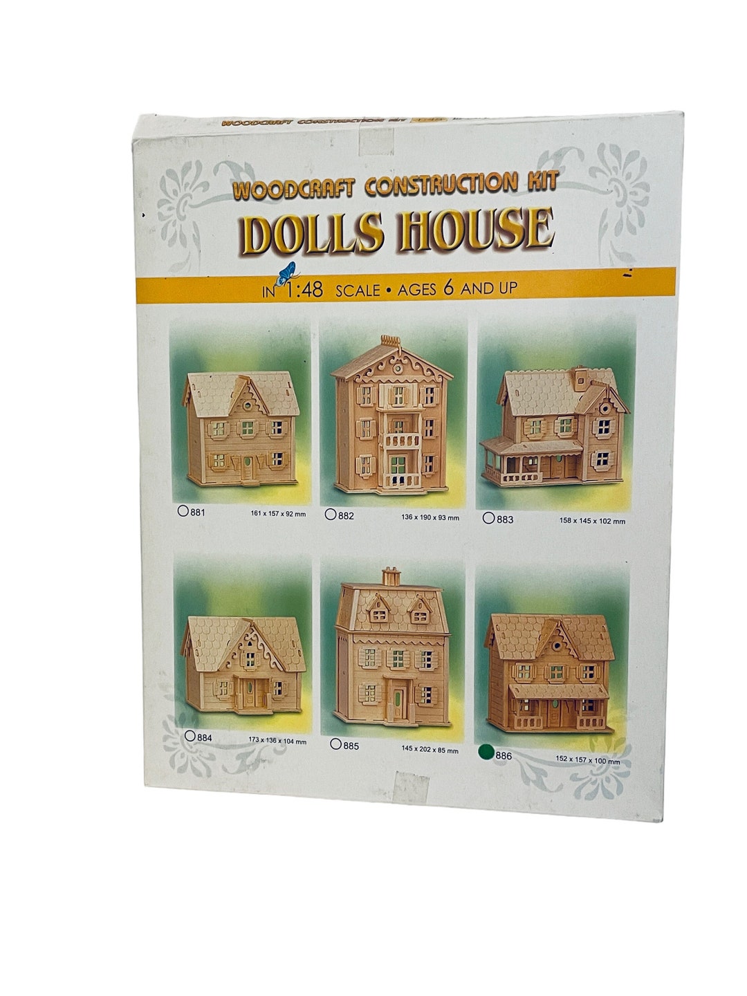 Dollhouse Miniature 1/4 Scale House Kits - Etsy