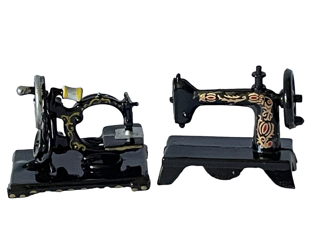 Dollhouse Miniature 1” Scale Sewing Machine - Etsy