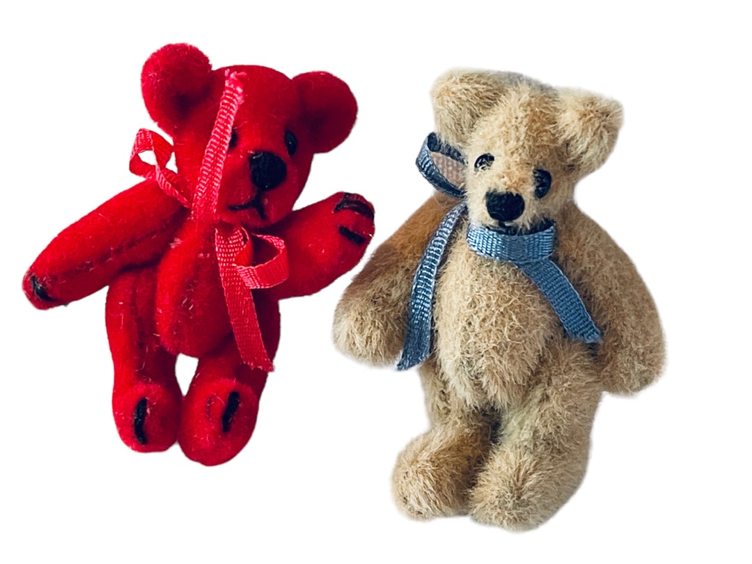 Dollhouse Miniature 1 Scale Teddy Bear - Etsy