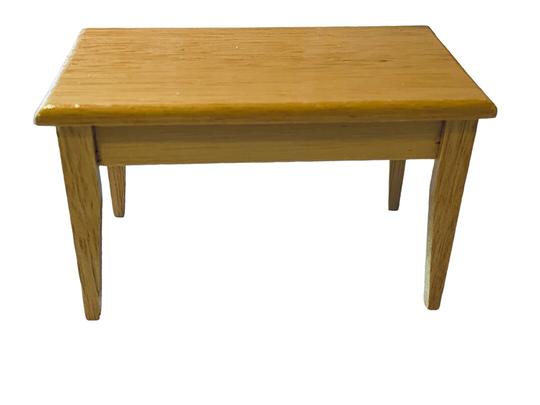 Dollhouse Miniature 1” Scale Oak Dining Table - Etsy