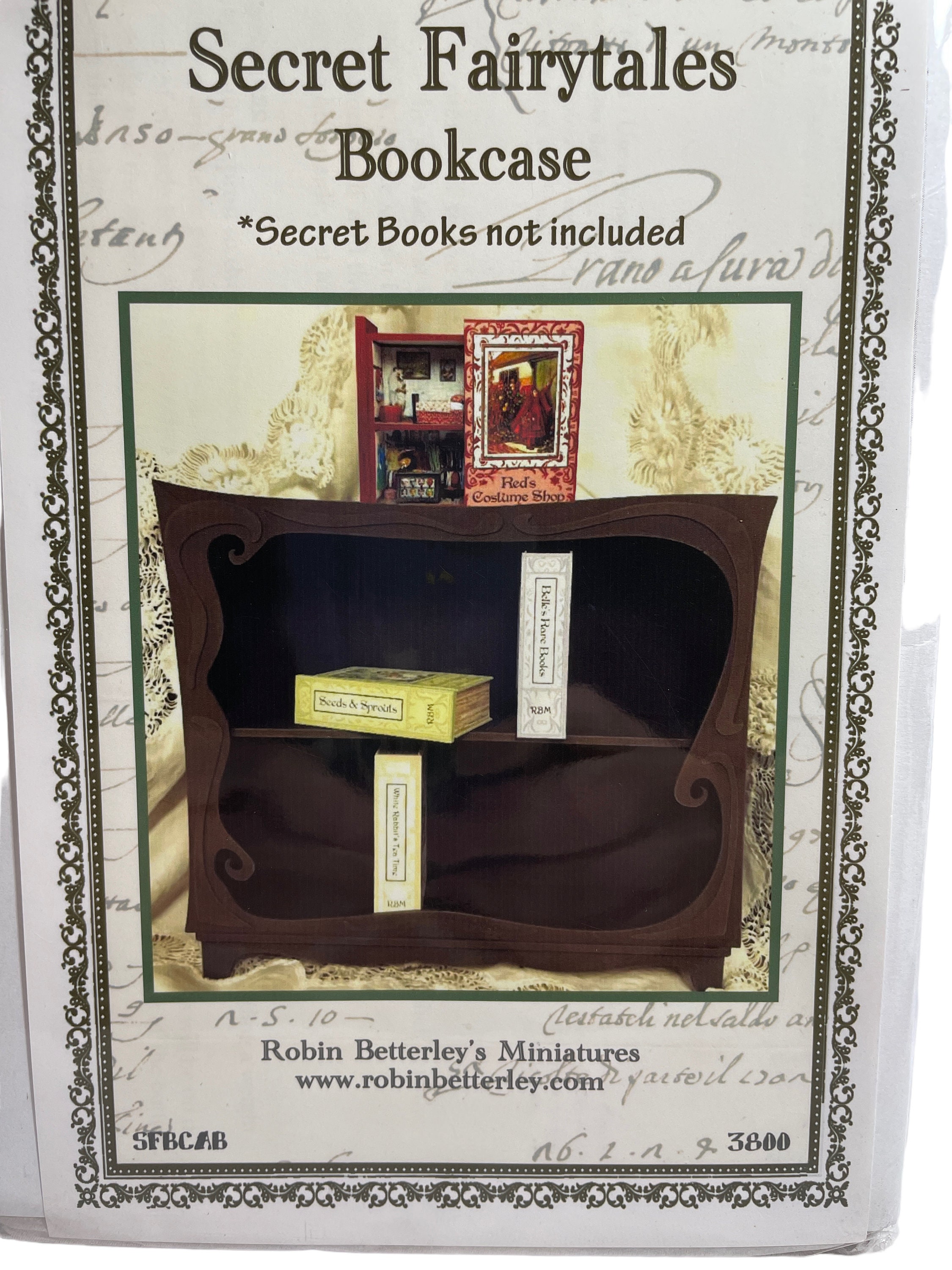 Robin Betterley Secret Fairytales Bookcase Kit - Etsy