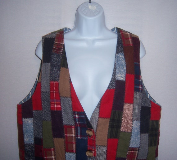 Vintage Cambridge Dry Goods Blue Red White Patchwork … - Gem