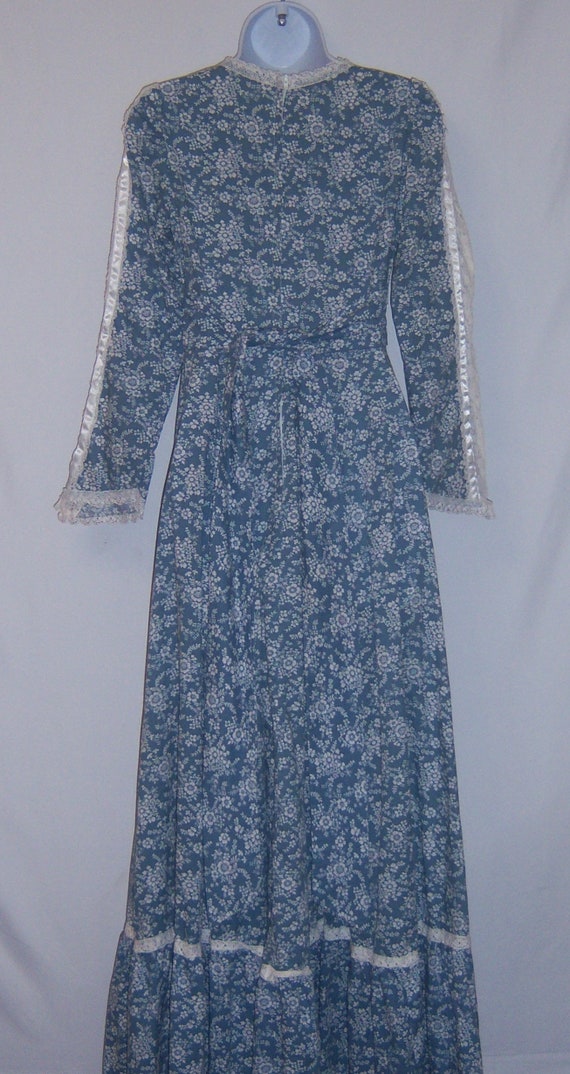 Vintage Gunne Sax by Jessica Cornflower Blue Calico P… - Gem