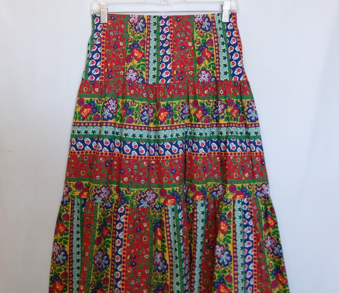 Vintage Northern Isles French Country Provencal Style Circle Skirt ...