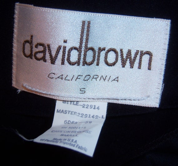 Vintage David Brown California Gold Black Velvet Host… - Gem