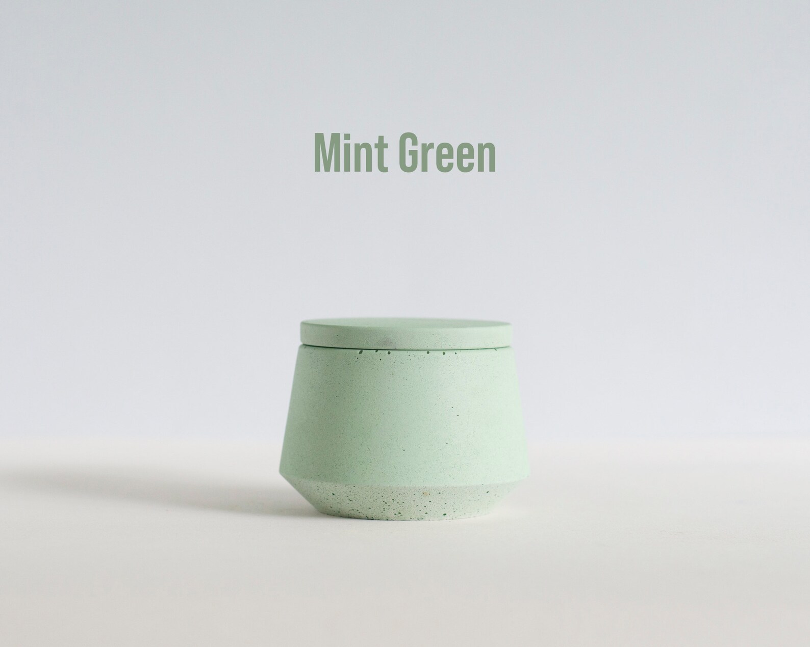 2 Inch Jane Concrete Salt Cellar Spice Lidded Pinch Jar - Rainbow ...