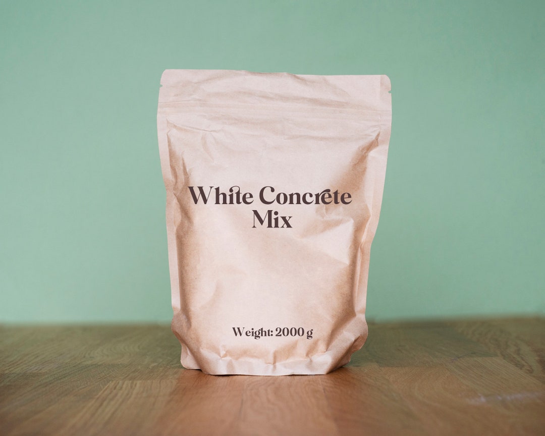 White Concrete Mix for Casting Pots and Trays - Etsy