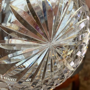 Waterford Crystal Cut Glass Diamond Pattern Bowl - Etsy