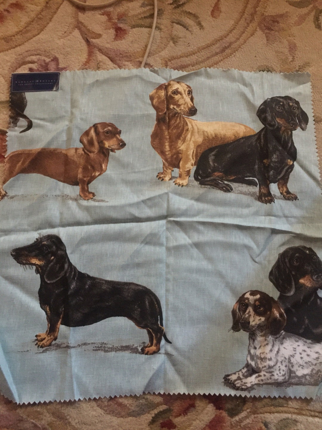 Whimsical Barclay Butera Kravet Kingsley Dachshund Dog - Etsy