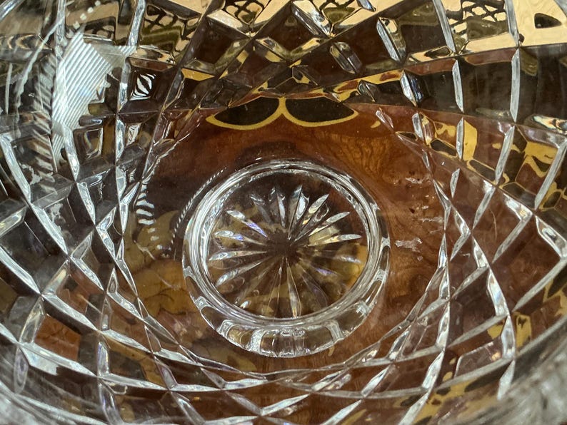 Waterford Crystal Classic Criss Cross Killeen Vase Bowl - Etsy