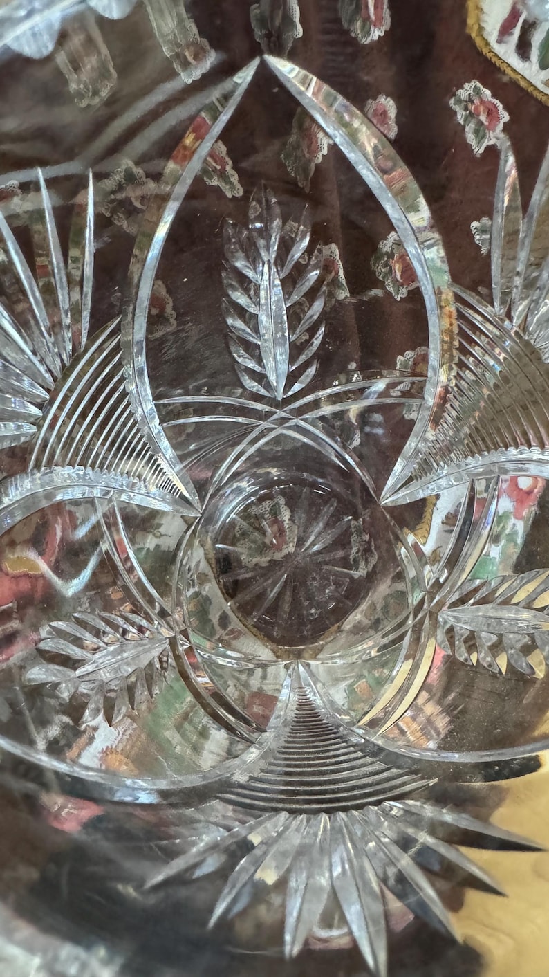 Classic Traditional Hand Cut Crystal Glass Vase Made in England by ...