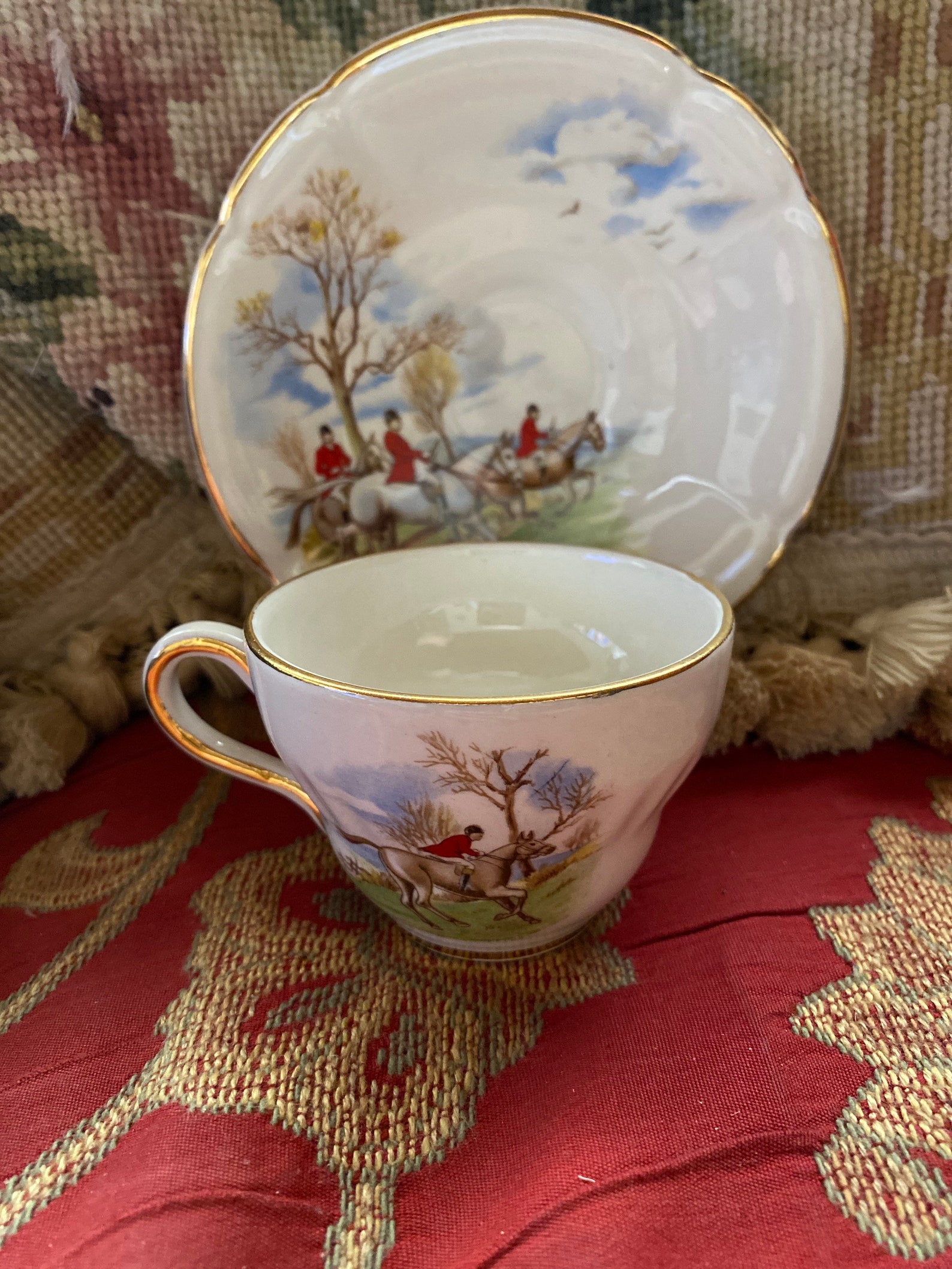 Arklow Irish Arklow Pottery Tally Ho Porcelain Demitasse - Etsy