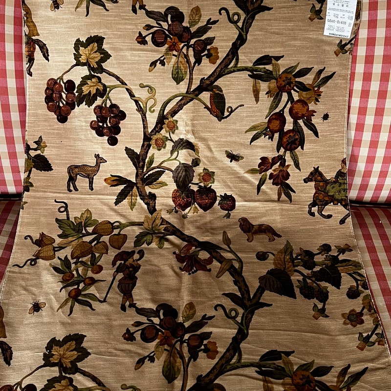 English Toile Fabric - Etsy