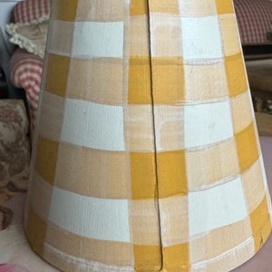Pierre Deux French Country Handpainted Buffalo Check Lamp Shade - Etsy