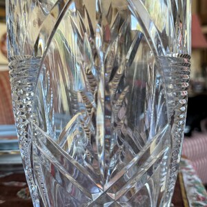 Classic Traditional Hand Cut Crystal Glass Vase Made in England by ...