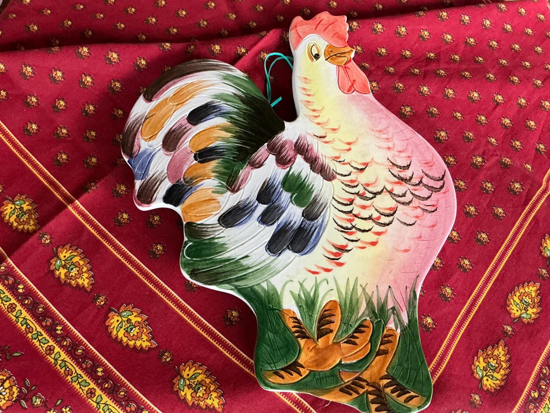 Italian Country Farmhouse Hen Rooster Wall Hanging or Trivet - Etsy