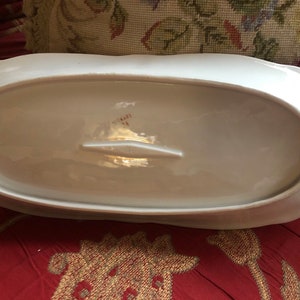 European German Handpainted Pink Floral Tray - Etsy