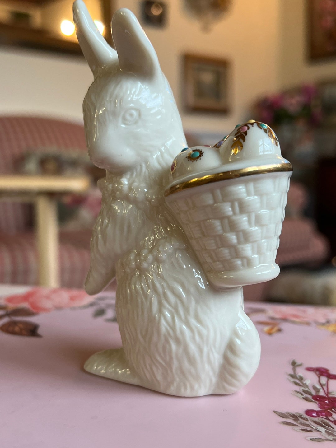 Country French Provence Lenox Jewels Collection Darling Bunny Rabbit ...