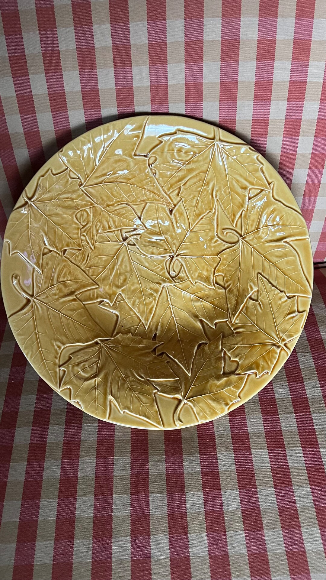 Thanksgiving Harvert Fall Bordallo Pinheiro Cabbage Maple Leaf Bowl - Etsy