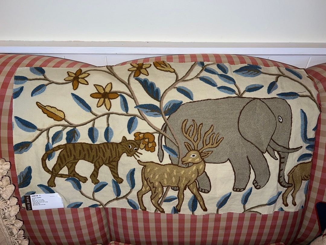 Wonderful Toile Crewel Animal Fabrics by Lee Jofa Fabrics Pattern ...