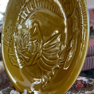 French Country Provence La Rascasse Proceram Vitrified Fish Plate - Etsy