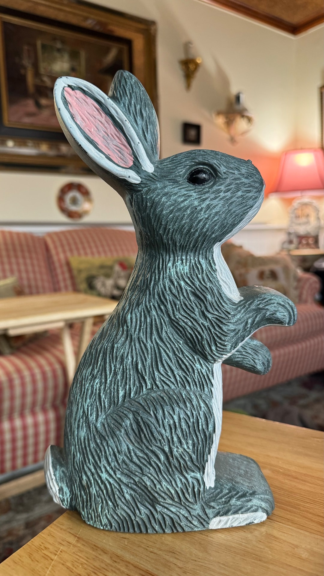 English Country Cottage Farmhouse Rabbit Bunny Door Stopper - Etsy