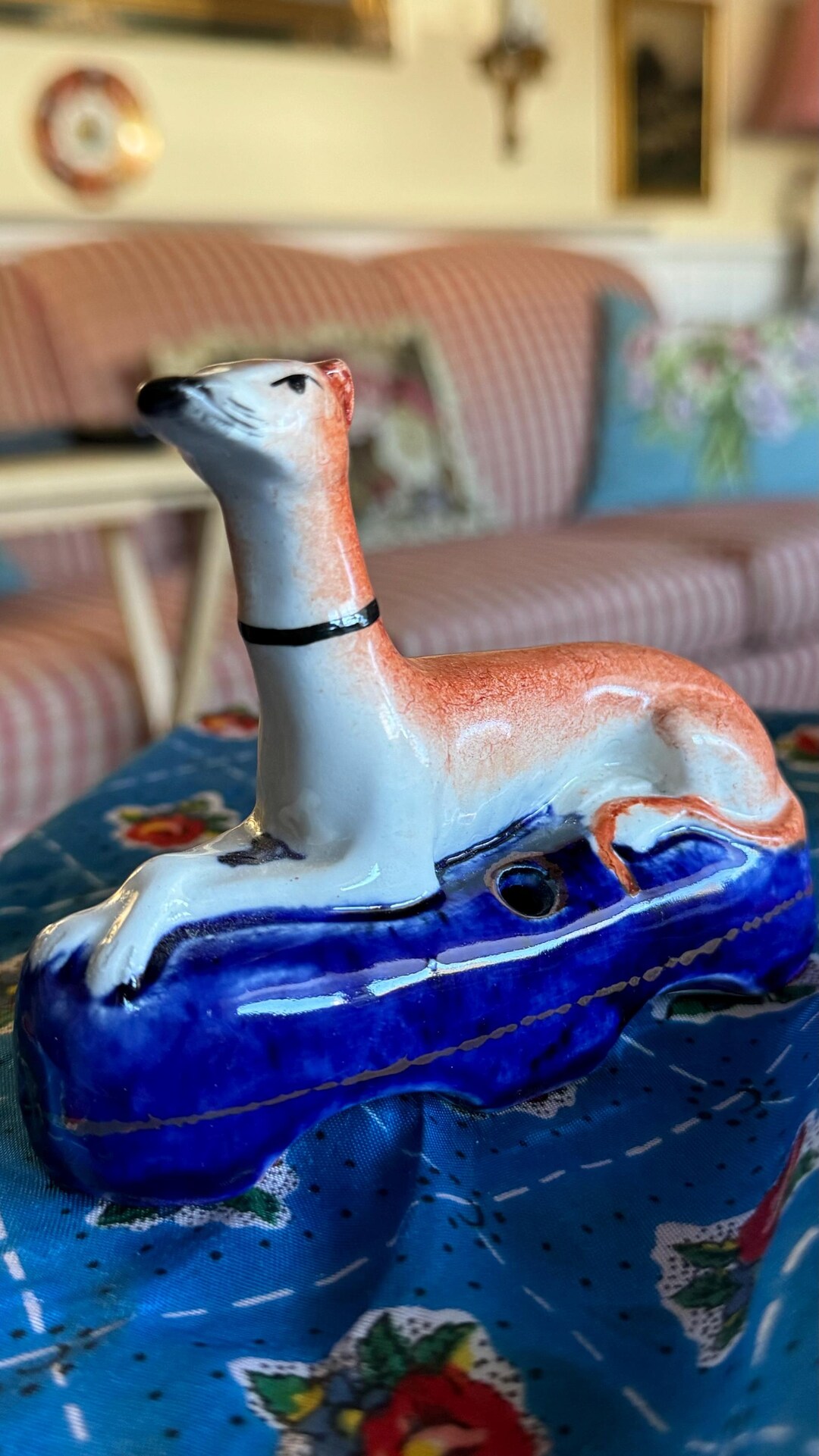 English Country England Greyhound Dog Figurine - Etsy