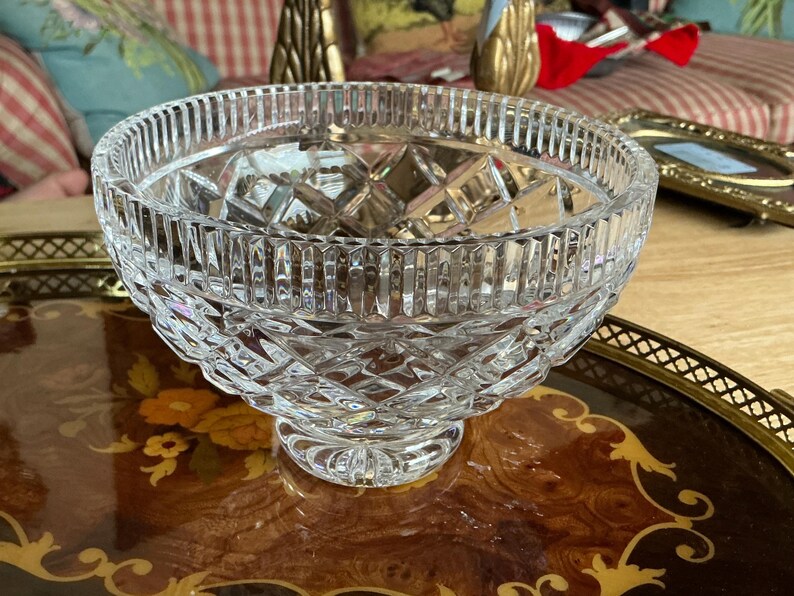 Waterford Crystal Classic Criss Cross Killeen Vase Bowl - Etsy