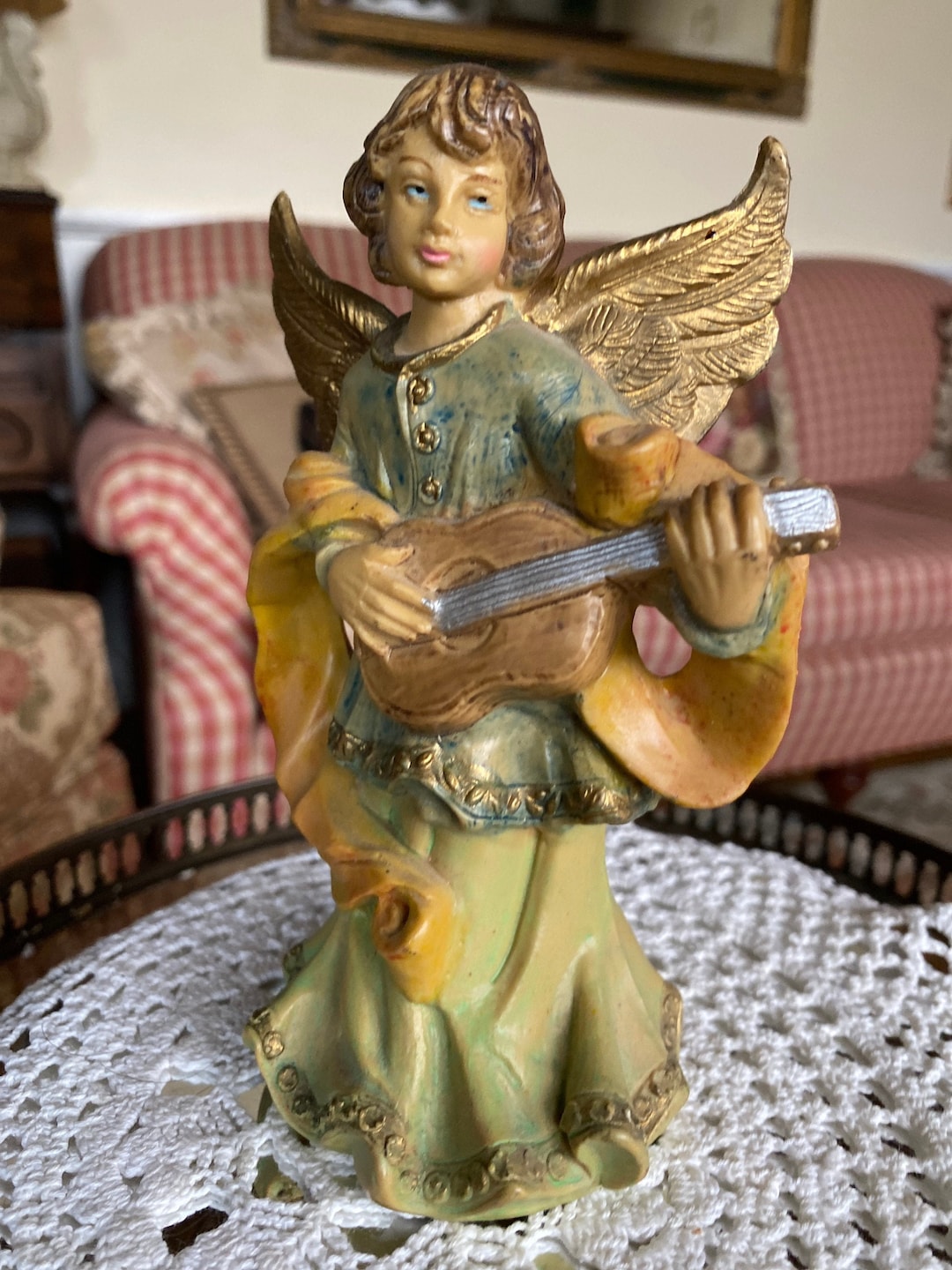Vintage European Italian Euromarchi Angel Guitar Depose - Etsy