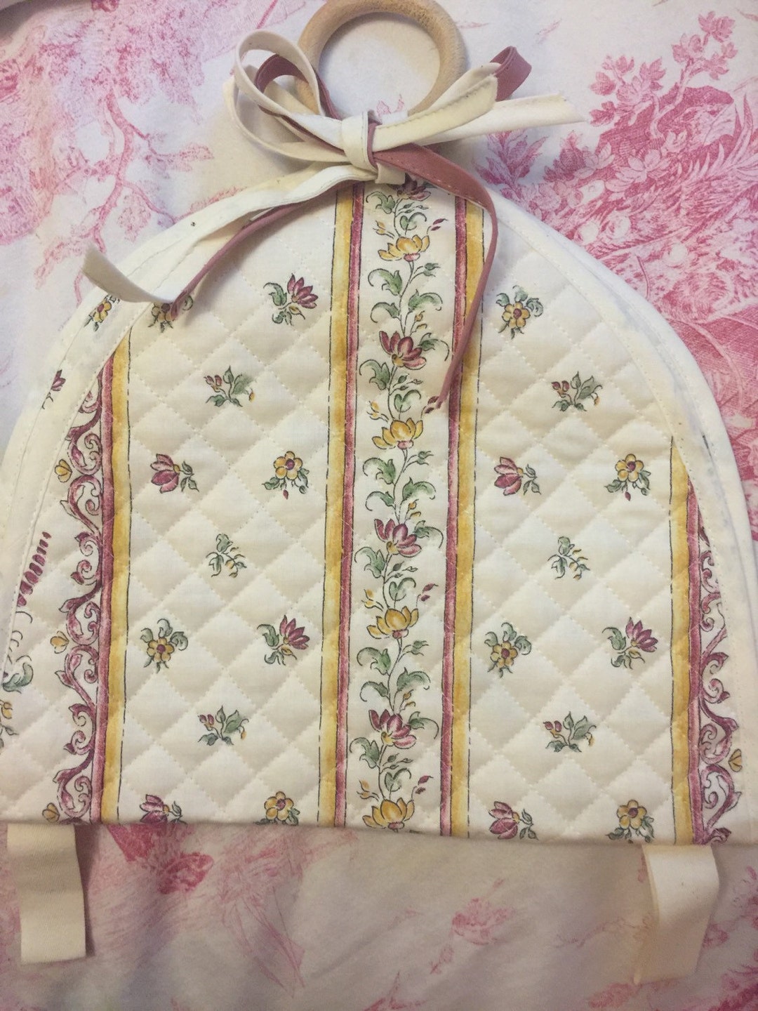 French Country Provence Fabric Towel Holder by Poupees Yolande - Etsy