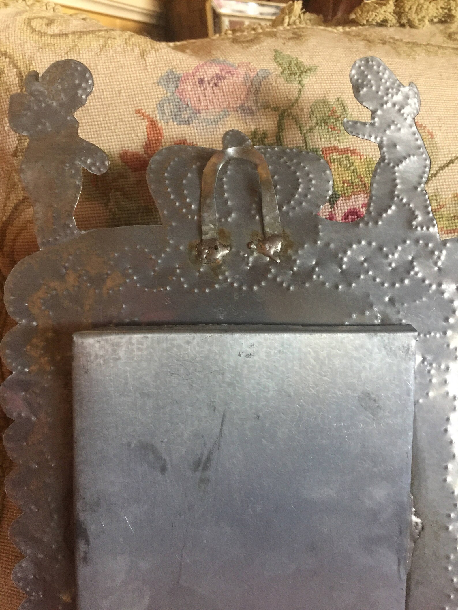 Farmhouse Galvanize Tin Frame Metal Art Religious Joseph - Etsy