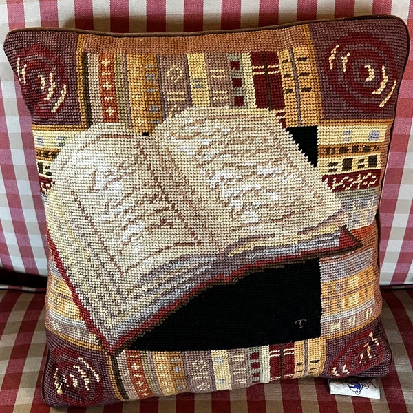 Library Pillow - Etsy