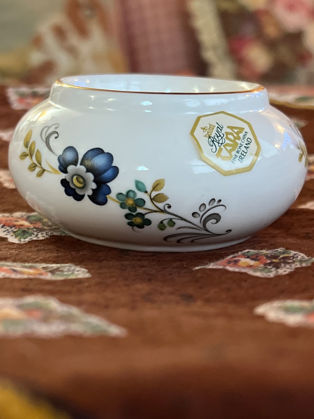 Royal Tara Ireland Floral Irish Galway Tea Light Candle Holder - Etsy