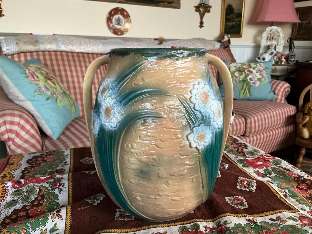 Americana Roseville Pottery Reproduction Jonquil Vase - Etsy