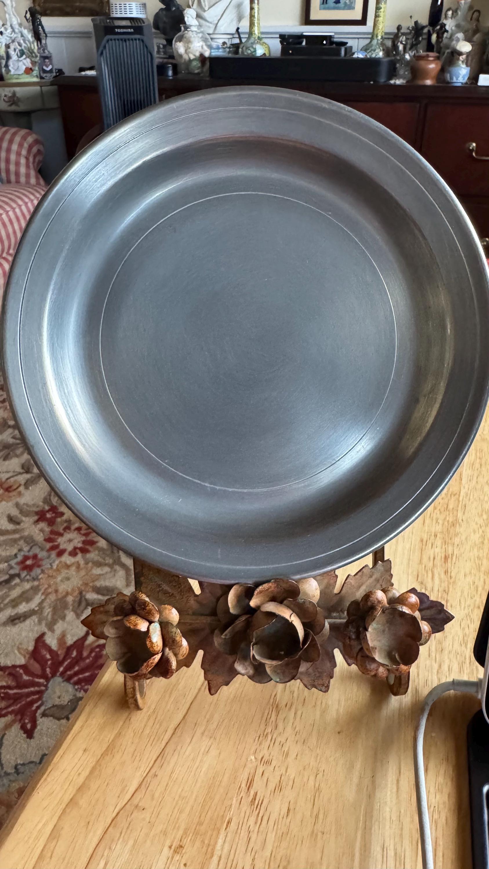 Classic Traditional American Colonial Pewter Plate - Etsy