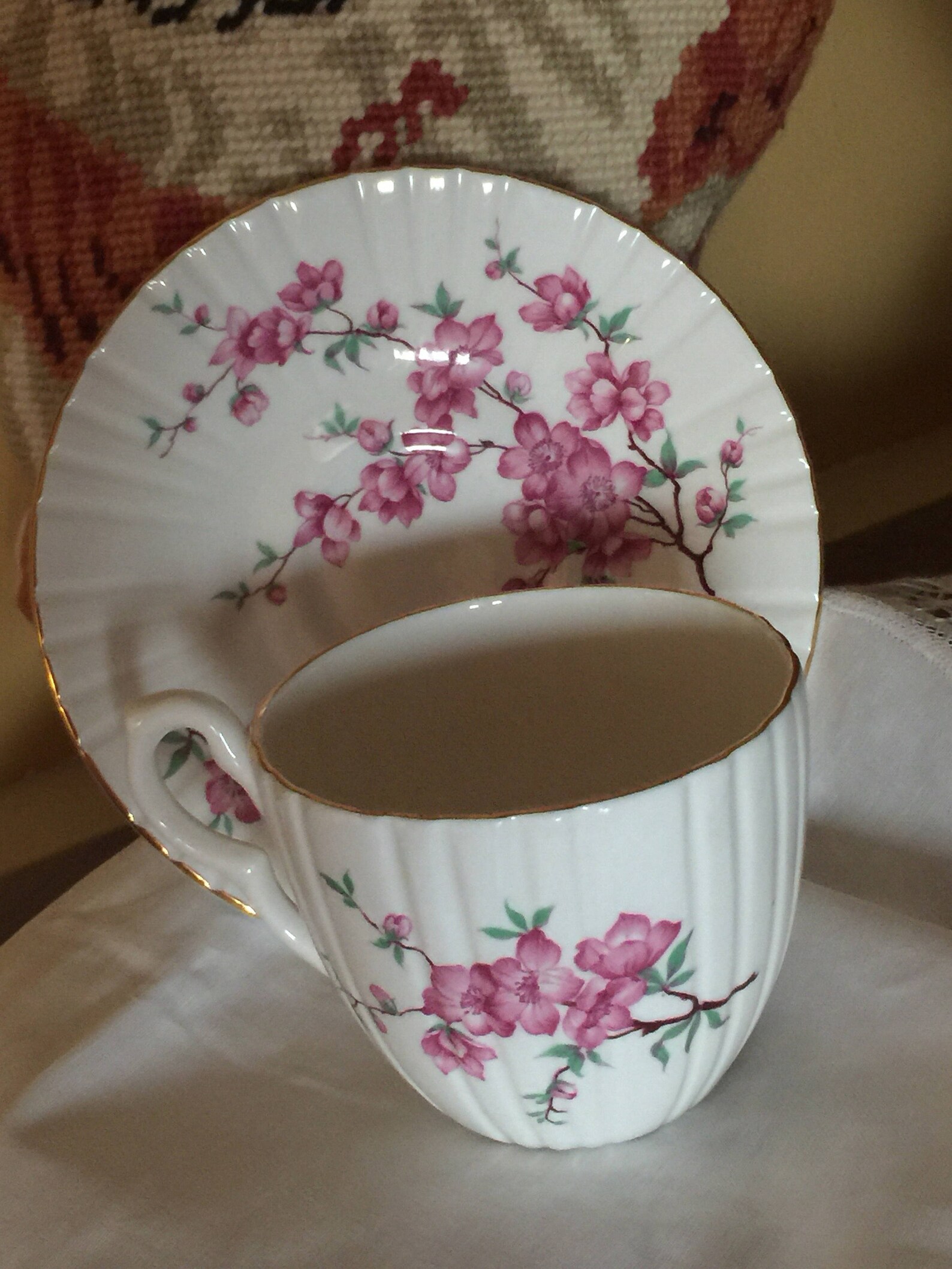 Country English Garden Dogwood Bone China Royal Sutherland - Etsy