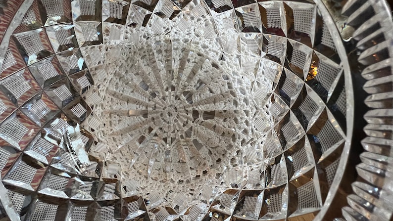 Waterford Crystal Cut Glass Diamond Pattern Bowl - Etsy