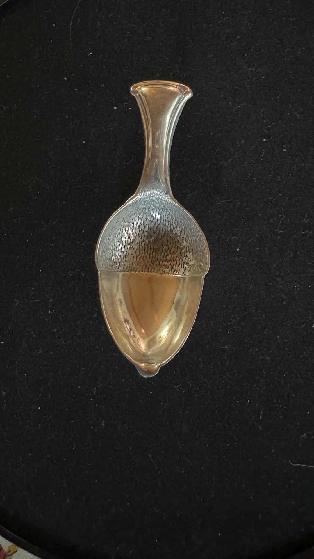 Whimsical Sterling Silver Acorn Caddy Spoon - Etsy