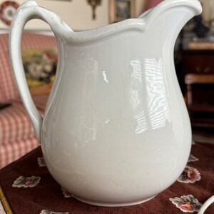 Country Farmhouse American Iroquois China Company Ironstone Pitcher - Etsy