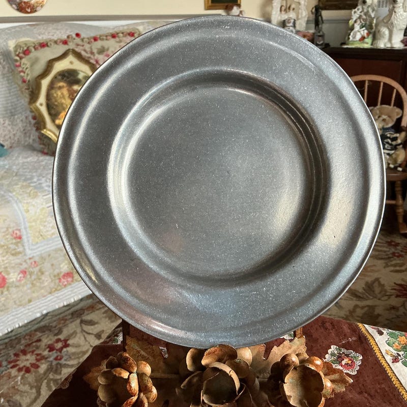 Pewter Plate - Etsy