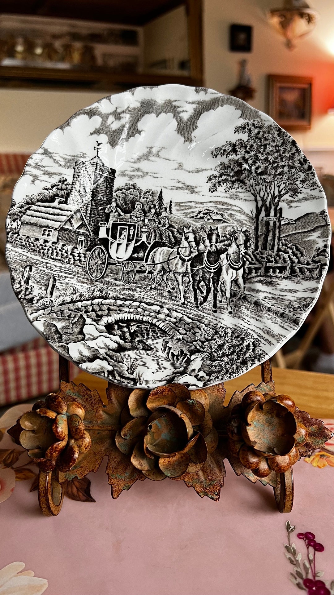 Myott Royal Mail Engraving Staffordshire Ware Plate - Etsy