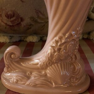 Cornucopia Vases Seashell Beach Cottage - Etsy