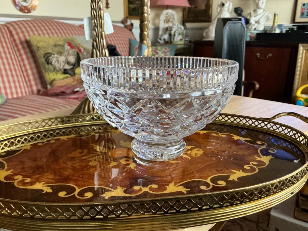 Waterford Crystal Classic Criss Cross Killeen Vase Bowl - Etsy