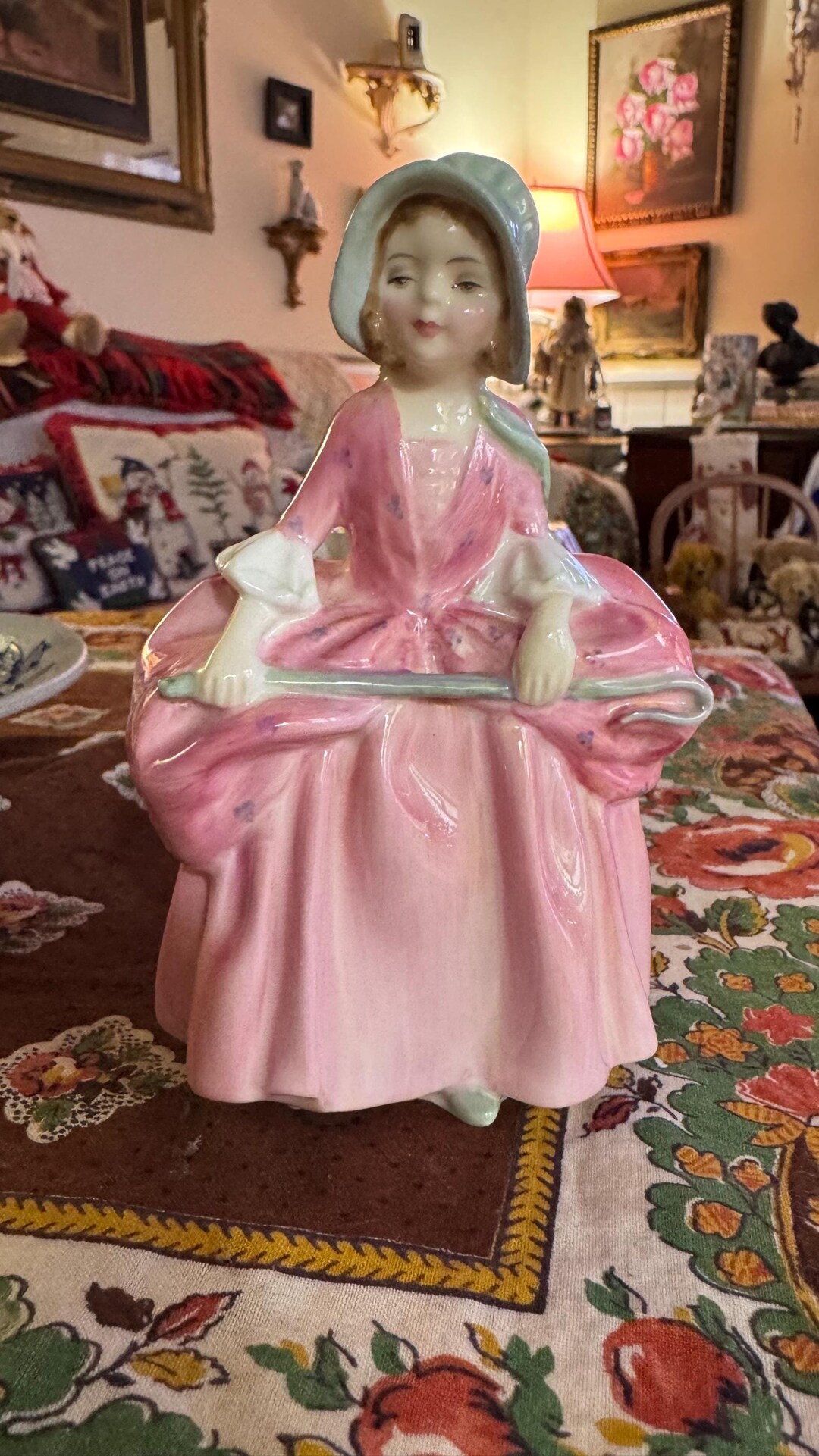 English Country Girl Bo Peep Porcelain Figurine by Royal Doulton - Etsy
