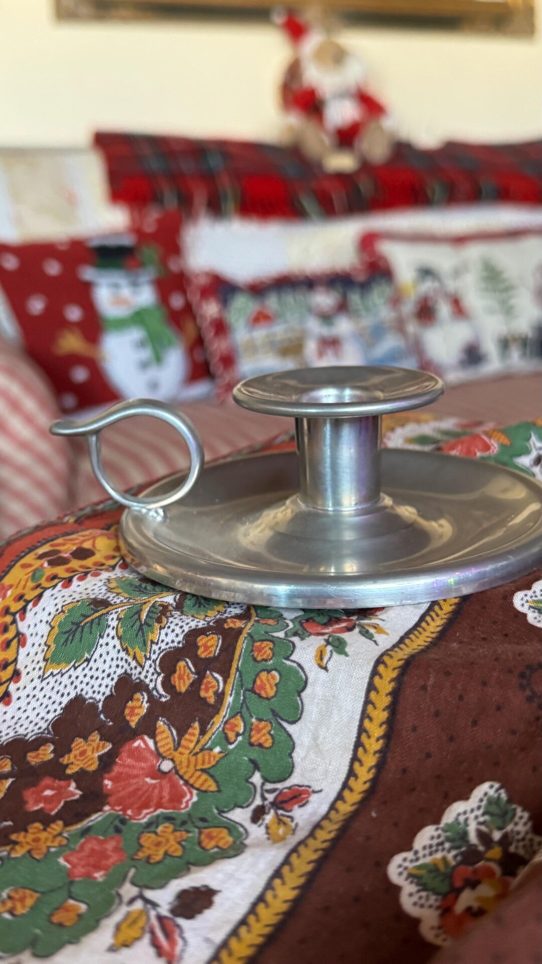 French Country Provence Pewter Woodbury Candleholder - Etsy