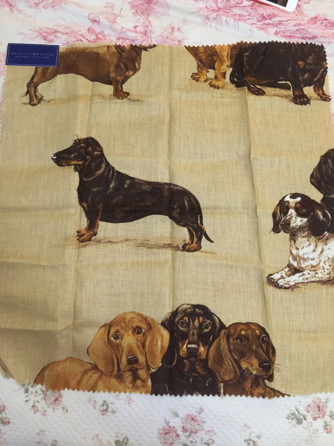 Whimsical Barclay Butera Kravet Kingsley Dachshund Dog - Etsy