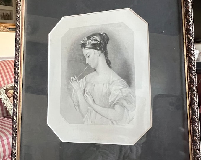 Edwardian Lady Ruth 1848 Richard Austin Artlett William Boxall Etching ...