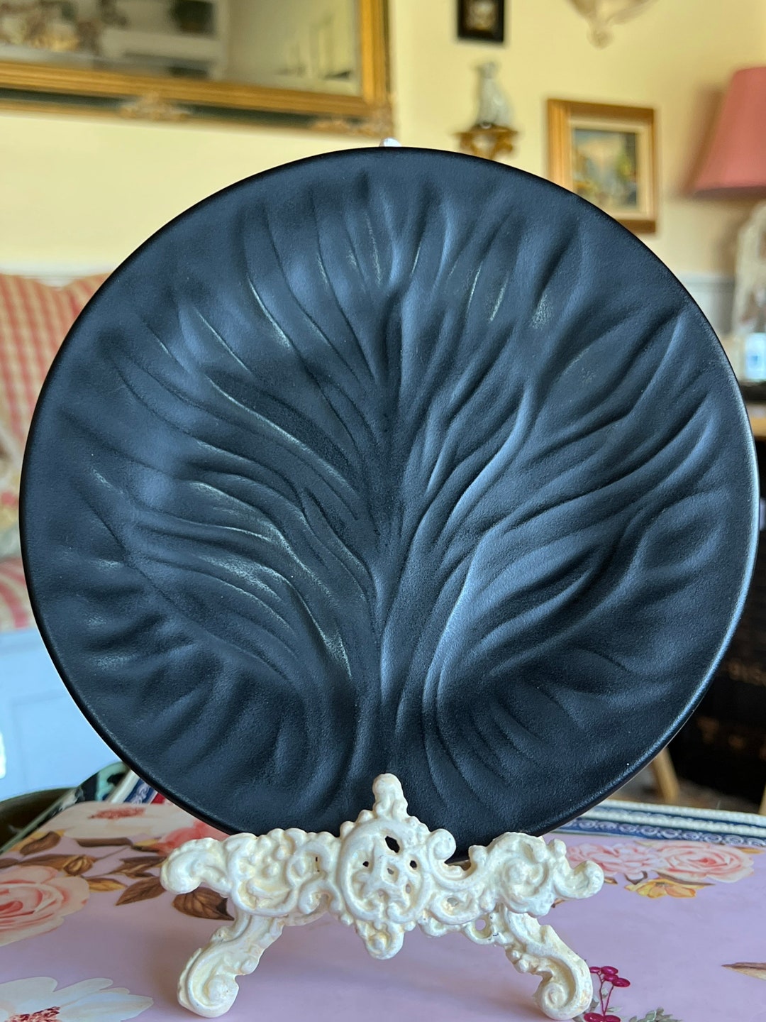 Lalique French Black Crystal Tree of Life Plate - Etsy