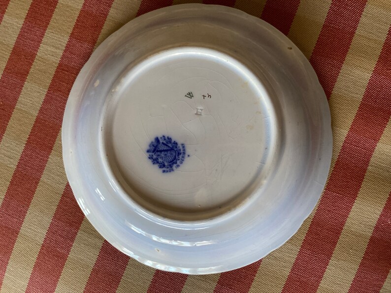 European Utzschneider and Co German Flow Blue Persian Moss - Etsy